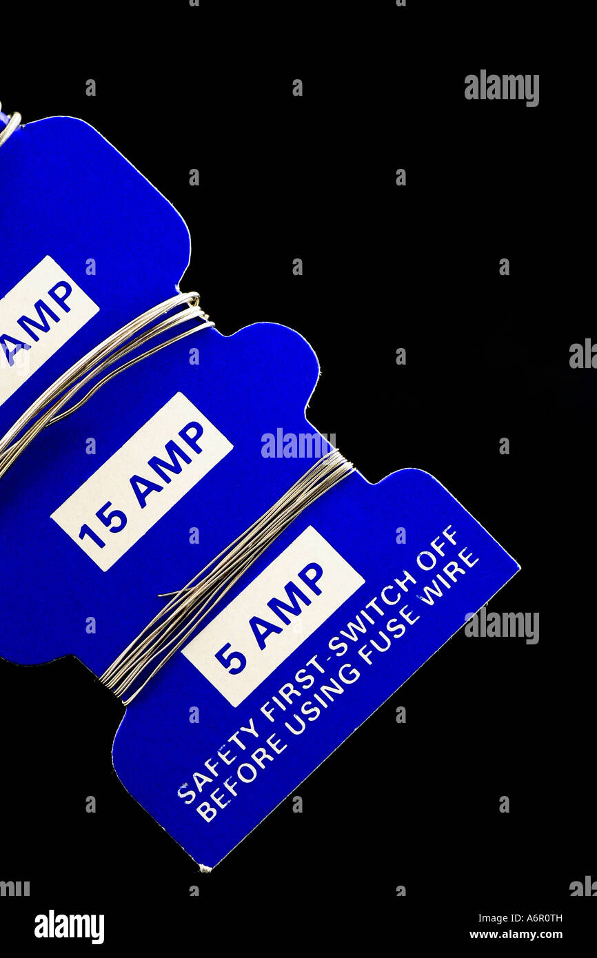 Electrical fuse wire Stock Photo - Alamy