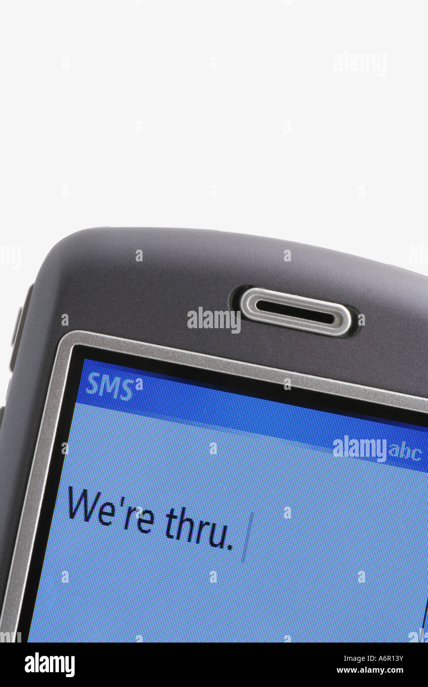 Final message screen hi-res stock photography and images - Alamy