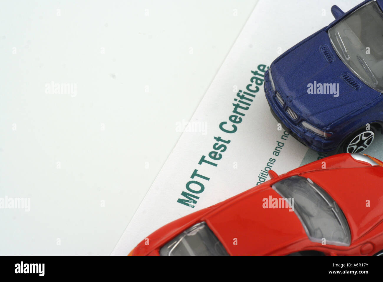 MOT test certificate Stock Photo - Alamy