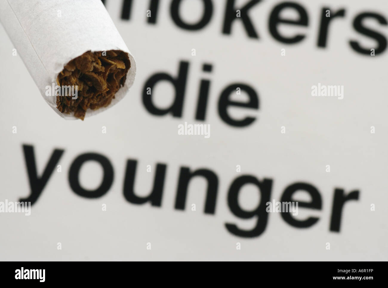 Tobacco warning label hi-res stock photography and images - Alamy