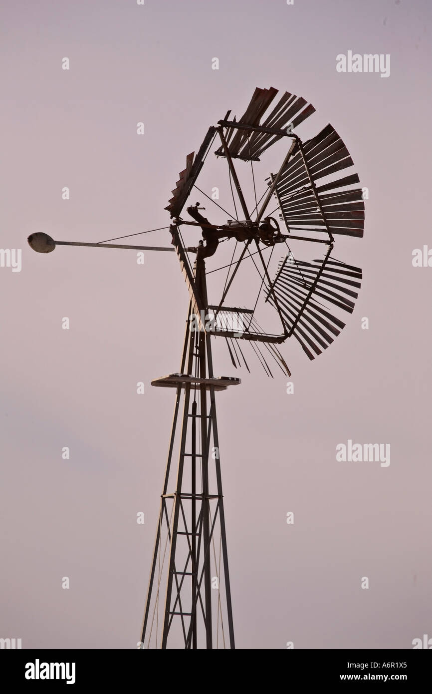 An old metal windmill in scenic Saskatchewan Canada Stock Photo - Alamy