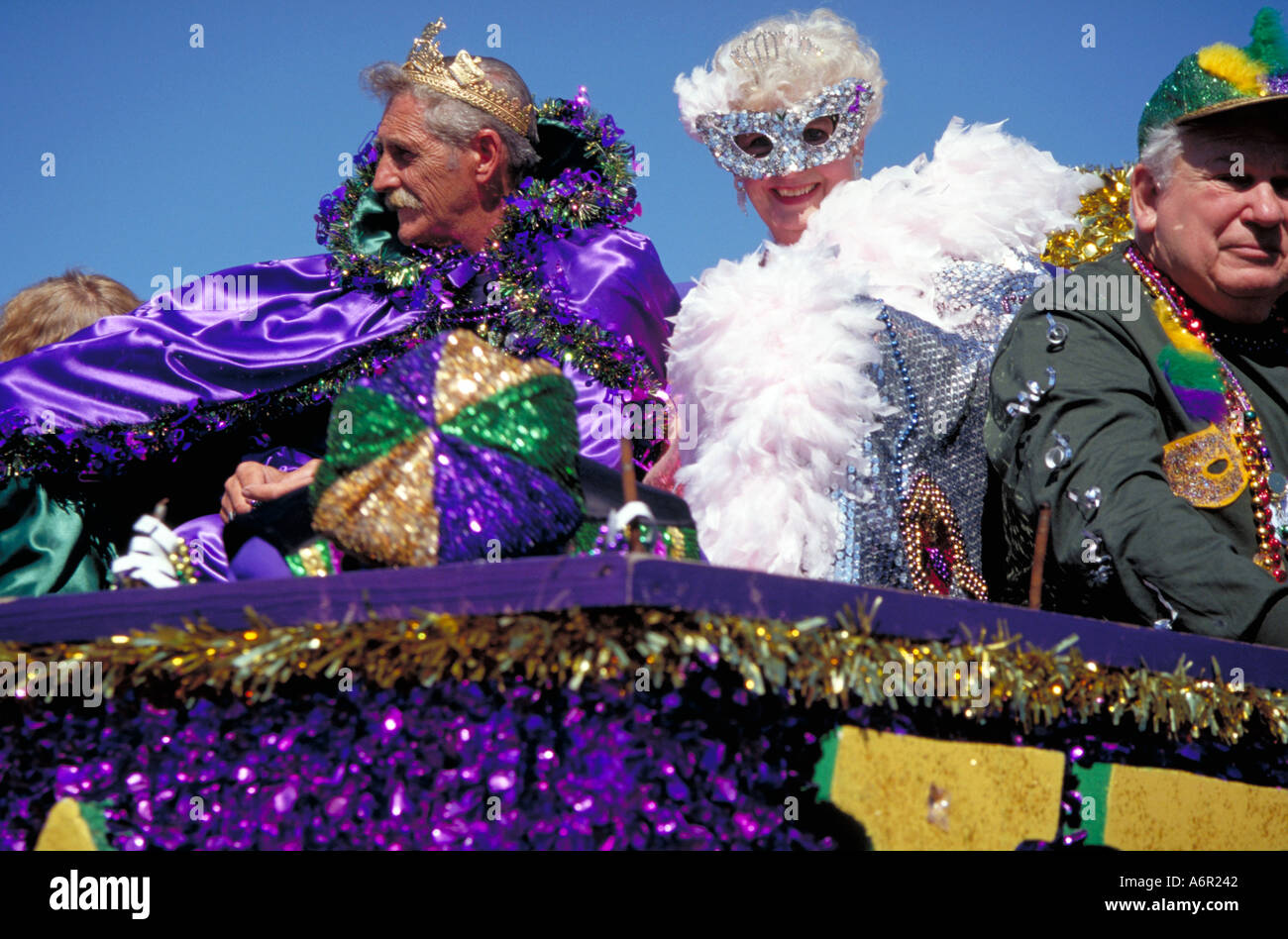 Mardi gras parade beads hi-res stock photography and images - Alamy