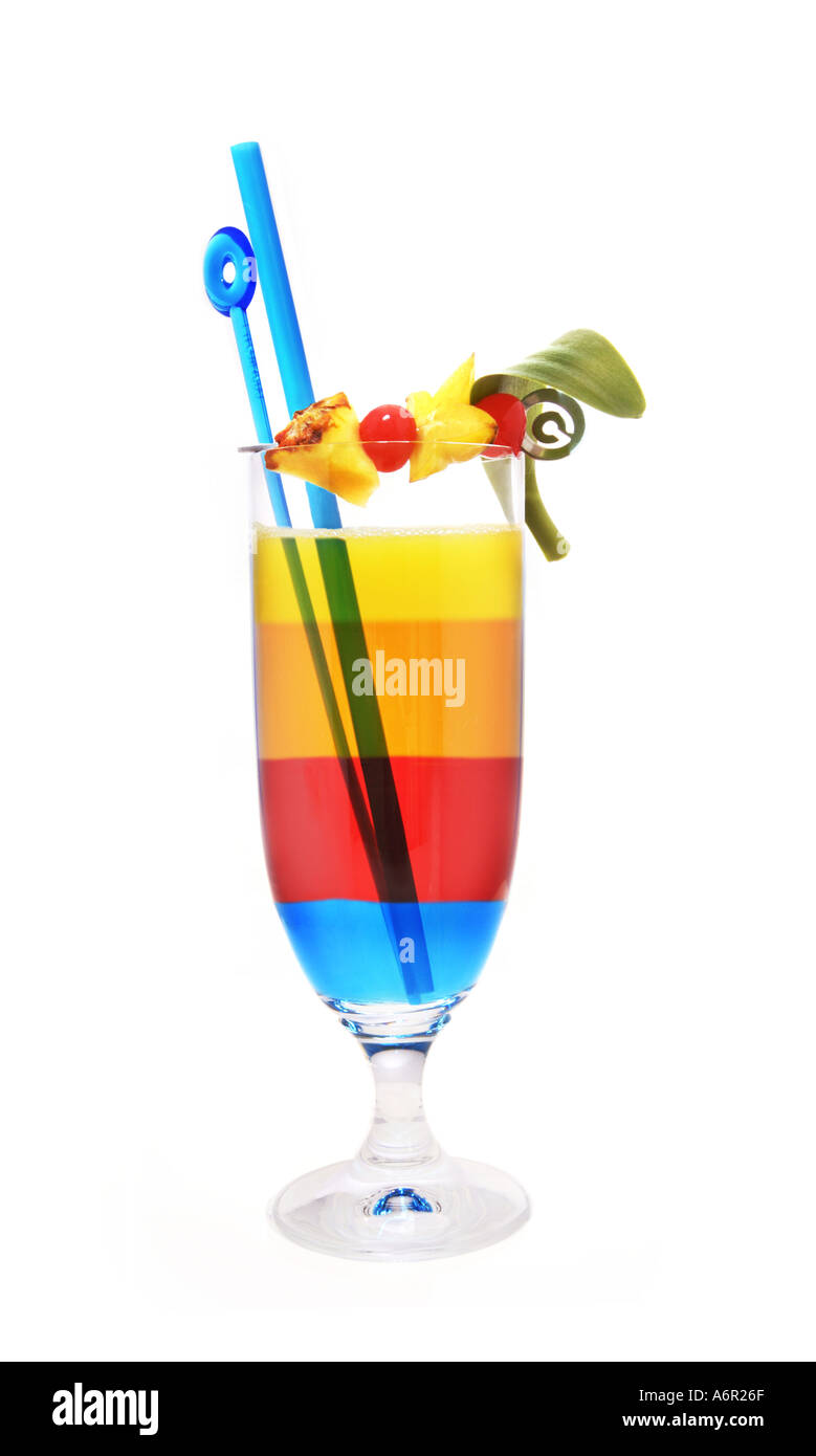 yellow orange red blue drink orange juice multivitamin Campari CURACAO ...