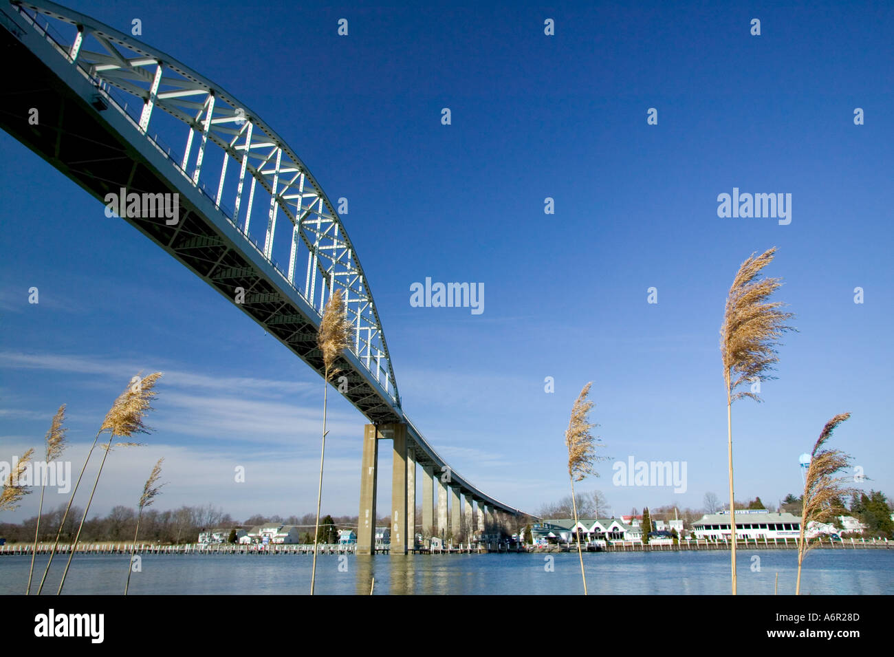 The RT213 bridge that crosses the Chesapeake and Delaware Canal C D ...