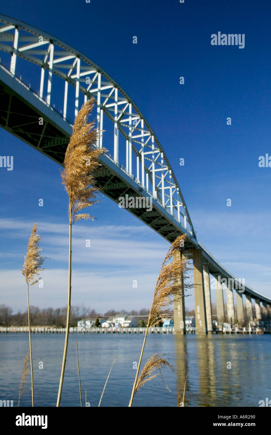 The RT213 bridge that crosses the Chesapeake and Delaware Canal C D ...