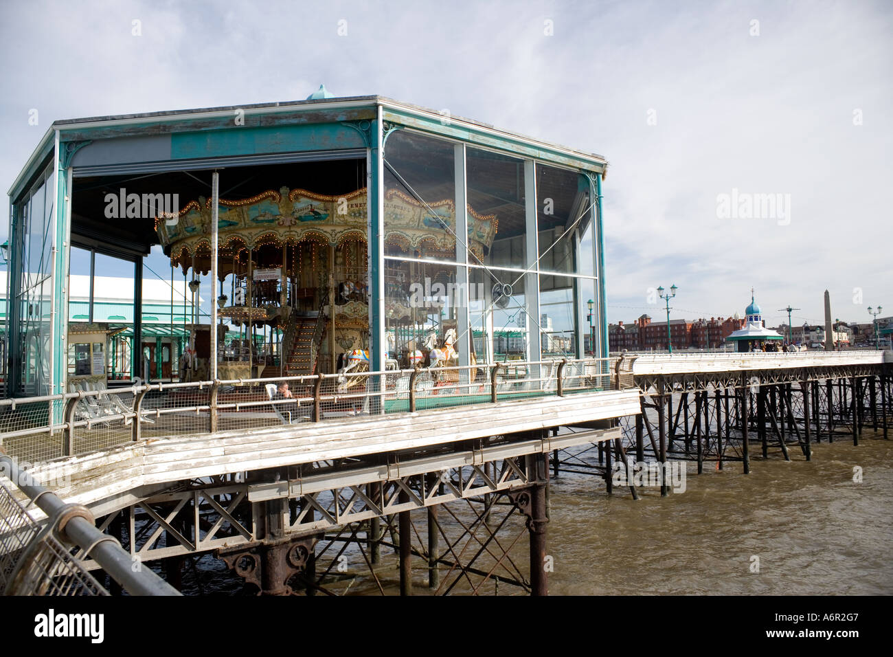 The north pier,Blackpool,England Stock Photo - Alamy