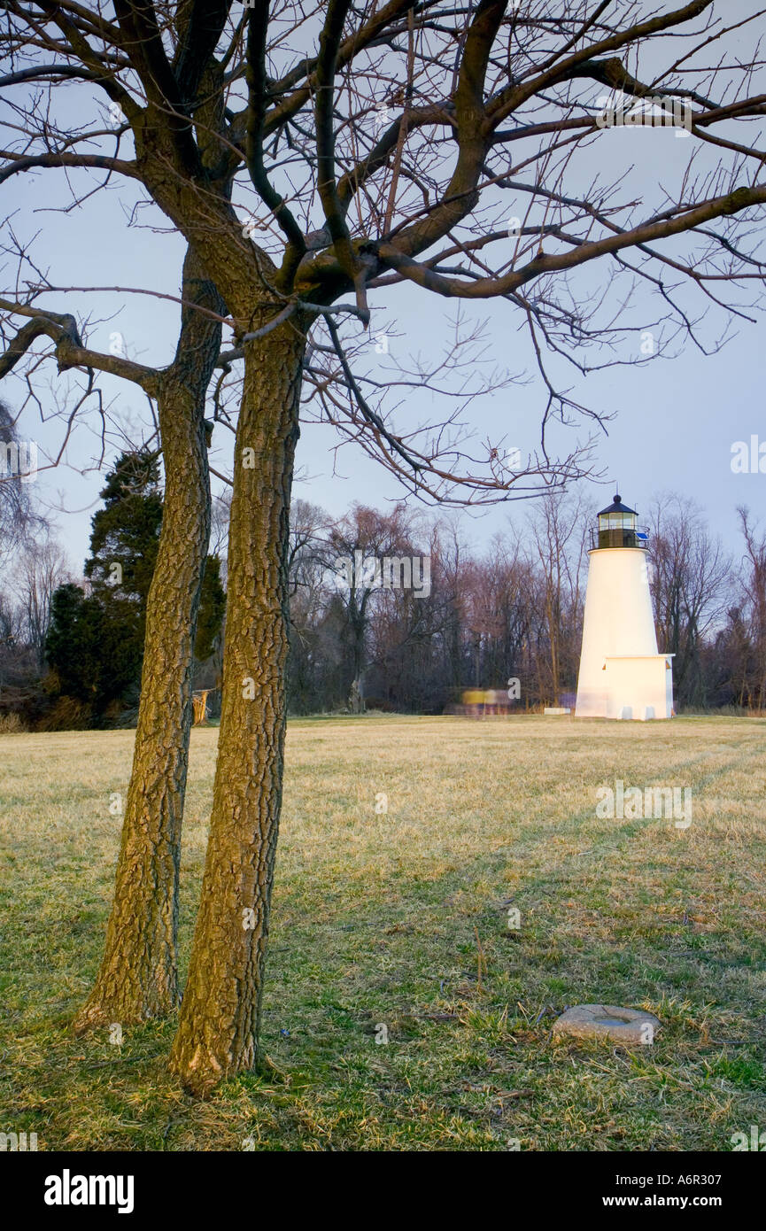 Turkey Point, Lighthouse in Elk Neck State Park, Maryland. Built in ...