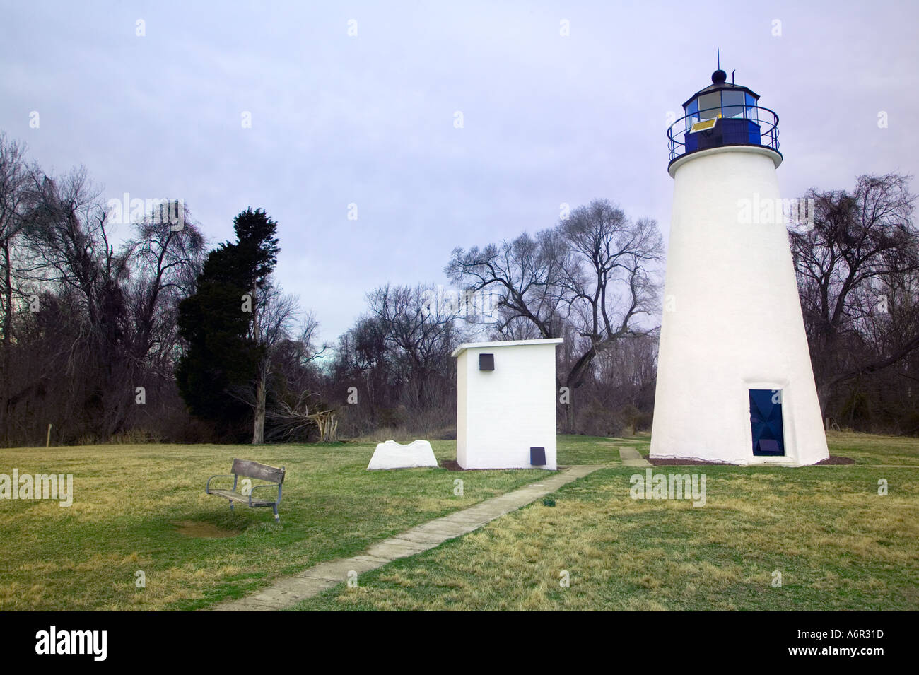 Turkey Point, Lighthouse in Elk Neck State Park, Maryland. Built in ...