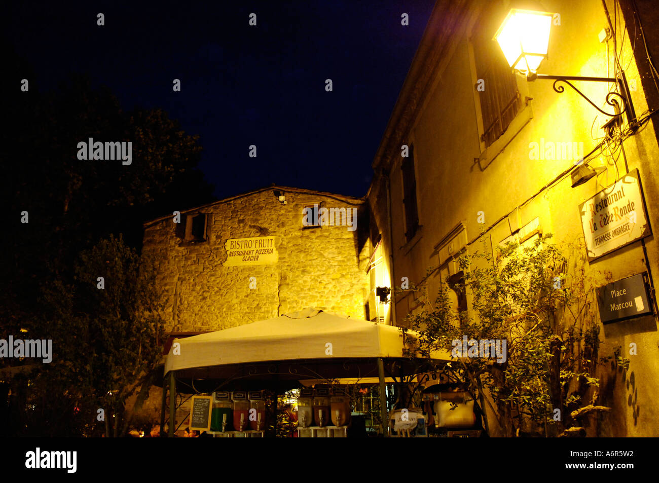 Carcassonne, medievial fortress, Place Marcou Stock Photo - Alamy