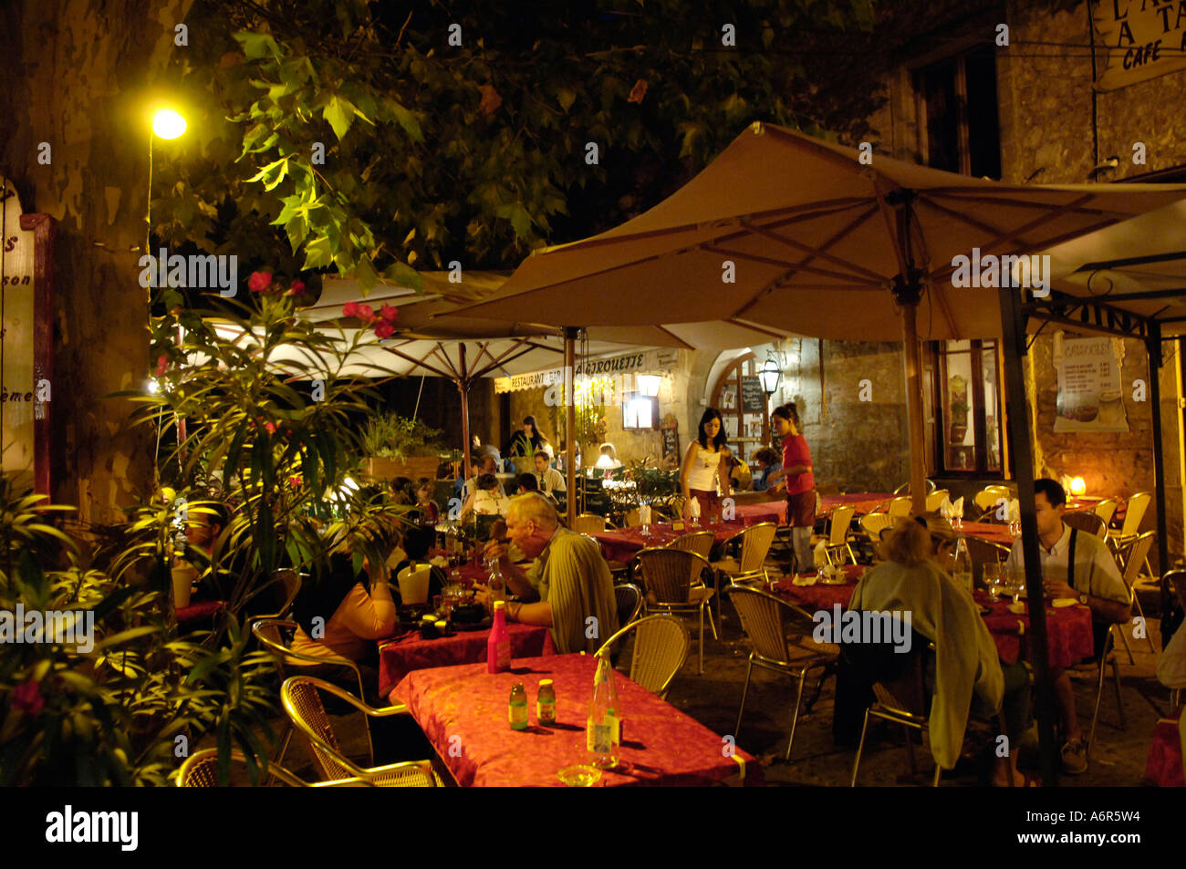 Carcassonne, medievial fortress, Place Marcou Stock Photo - Alamy