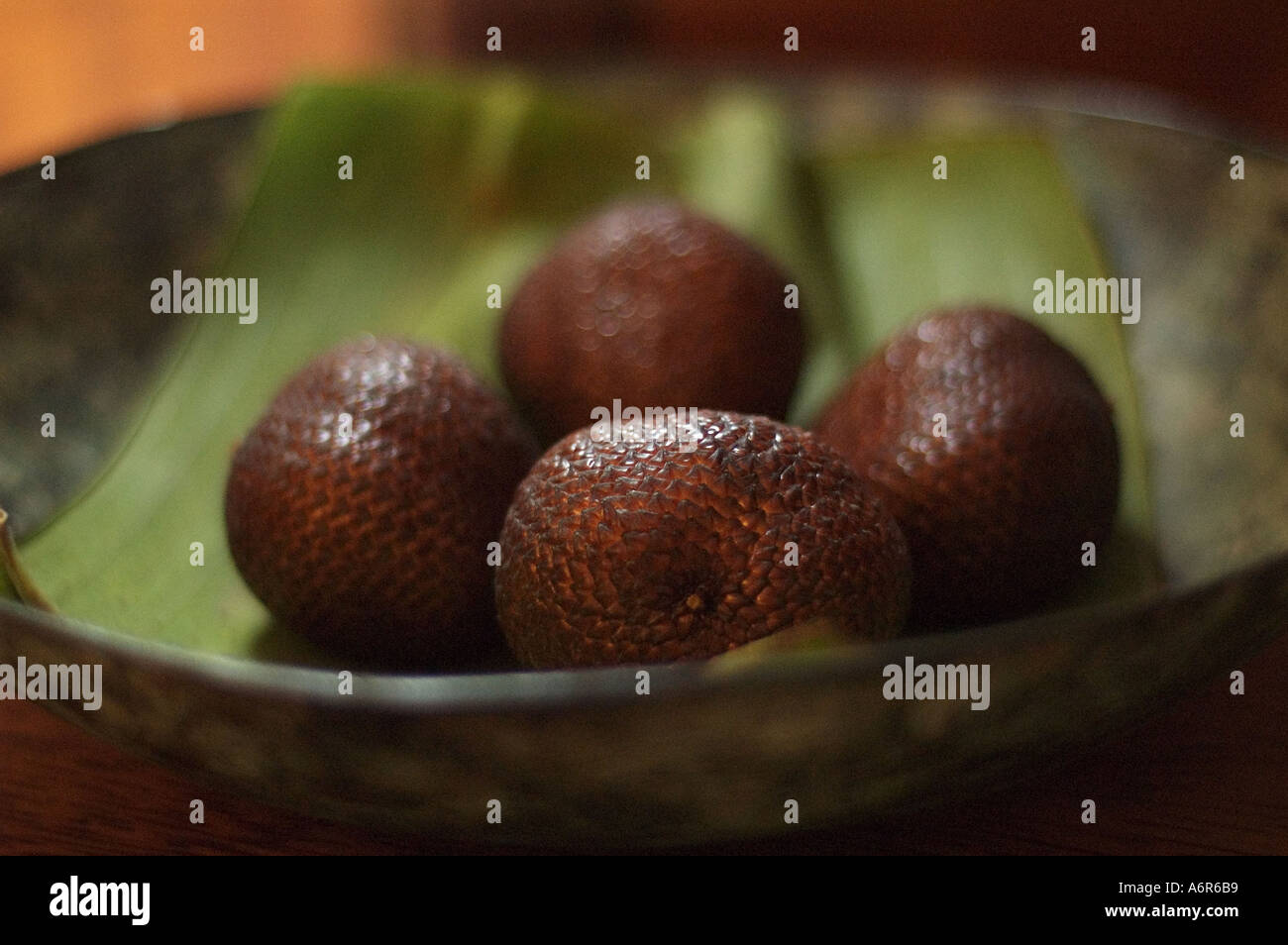 Balinese fruit basket Stock Photo - Alamy