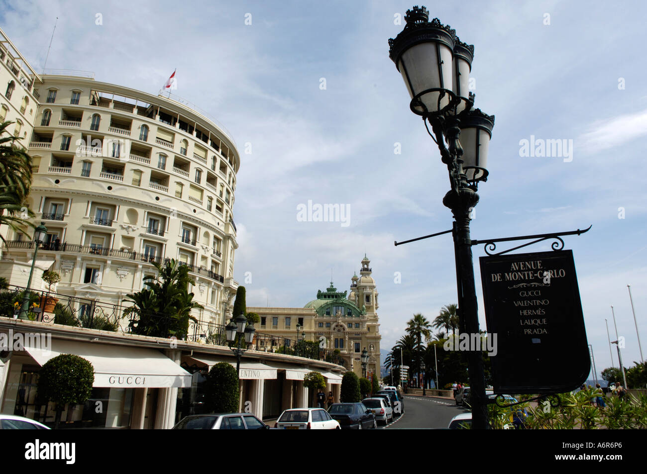 Monaco, Avenue de Monte Carlo Stock Photo - Alamy