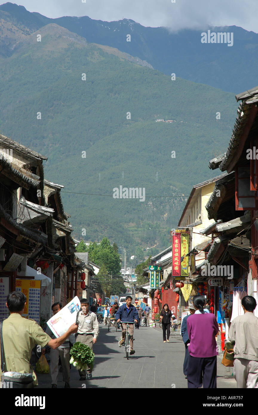 Dali Old Town in Yunnan China Asia Stock Photo - Alamy