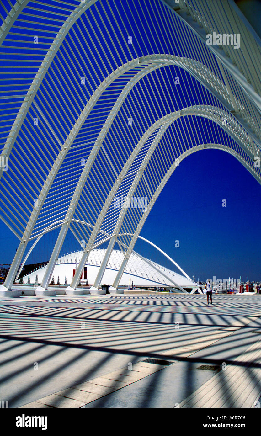 Arched ribs of the modern Agora Stock Photo - Alamy