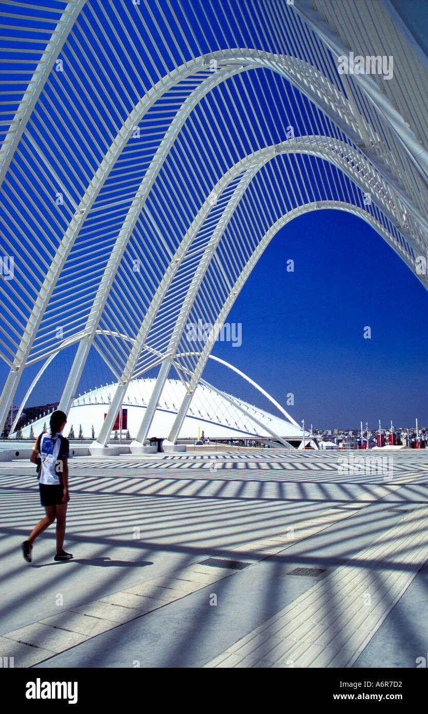 Arched ribs of the modern Agora Stock Photo - Alamy