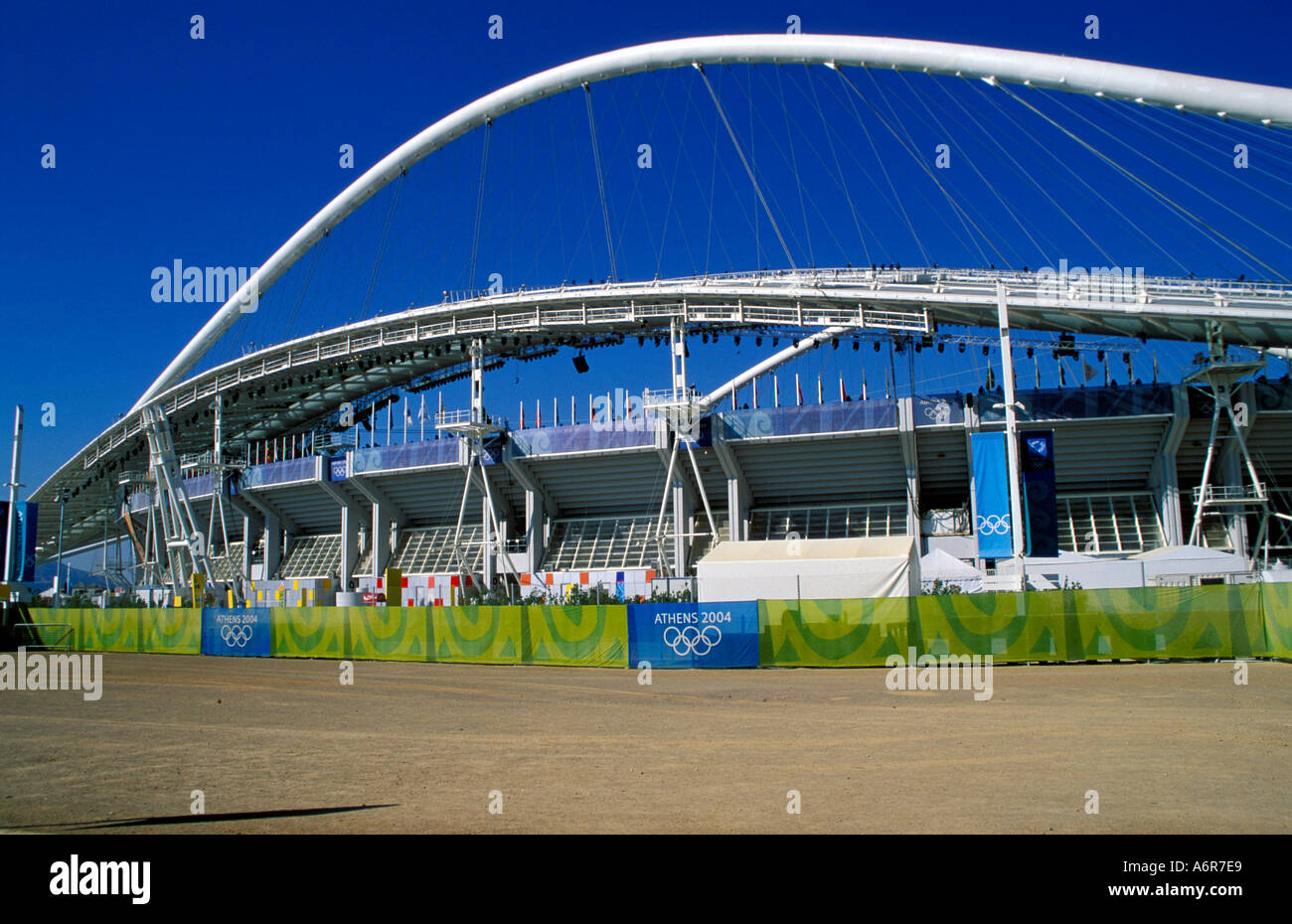 Olympic games 2004 logo hi-res stock photography and images - Alamy