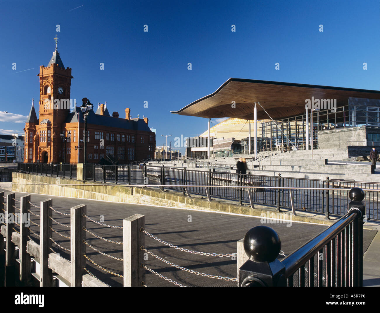 New National Assembly for Wales Building Pierhead Building Cardiff Bay ...
