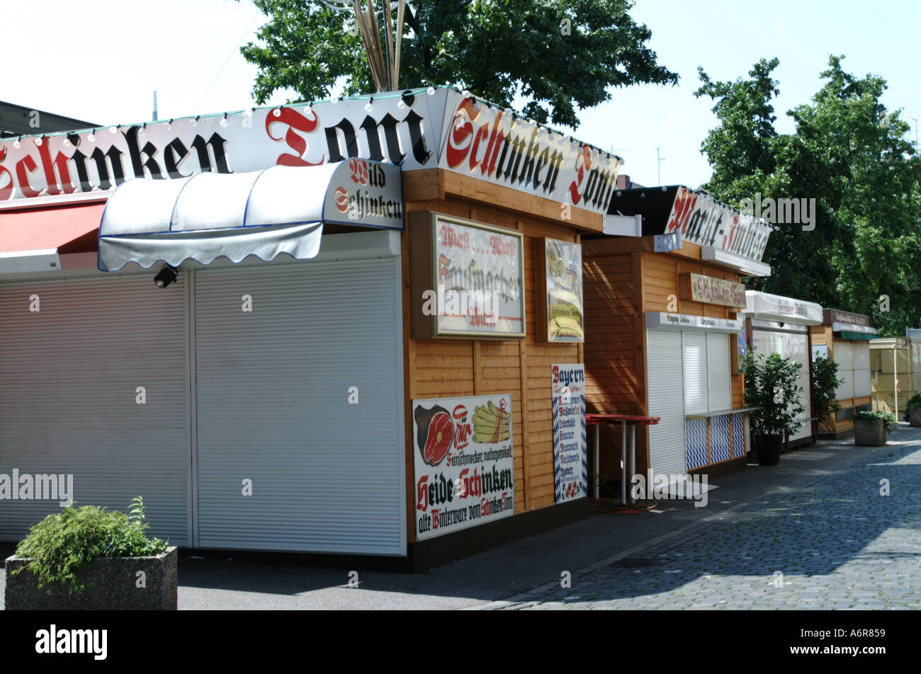 German Fruit and Veg Stall Stock Photo - Alamy