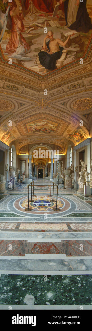 Vatican Museum Musei Vaticani interior corridor Rome Italy South East ...