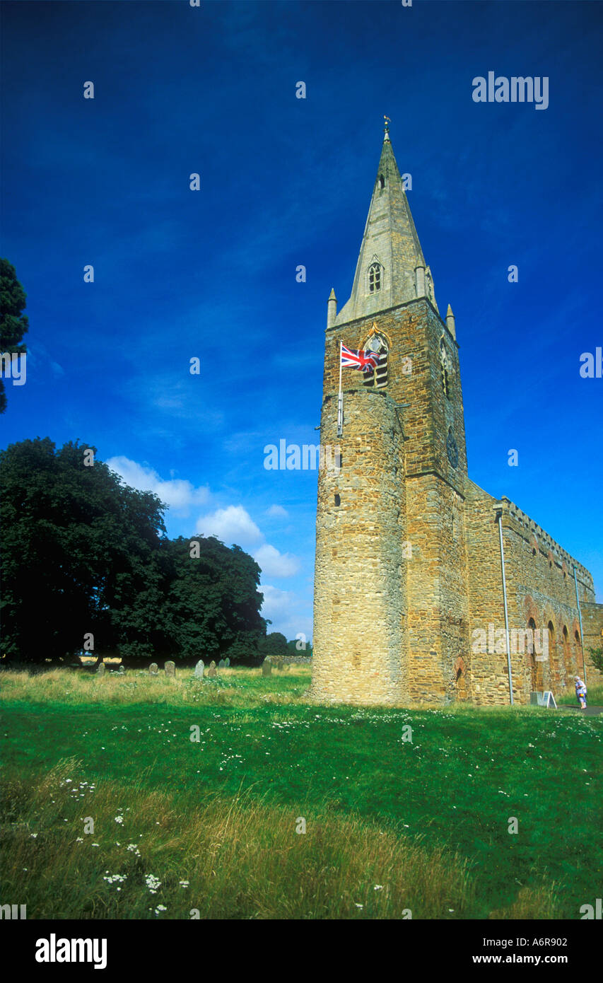 Brixworth anglo saxon church northamptonshire hi-res stock photography ...