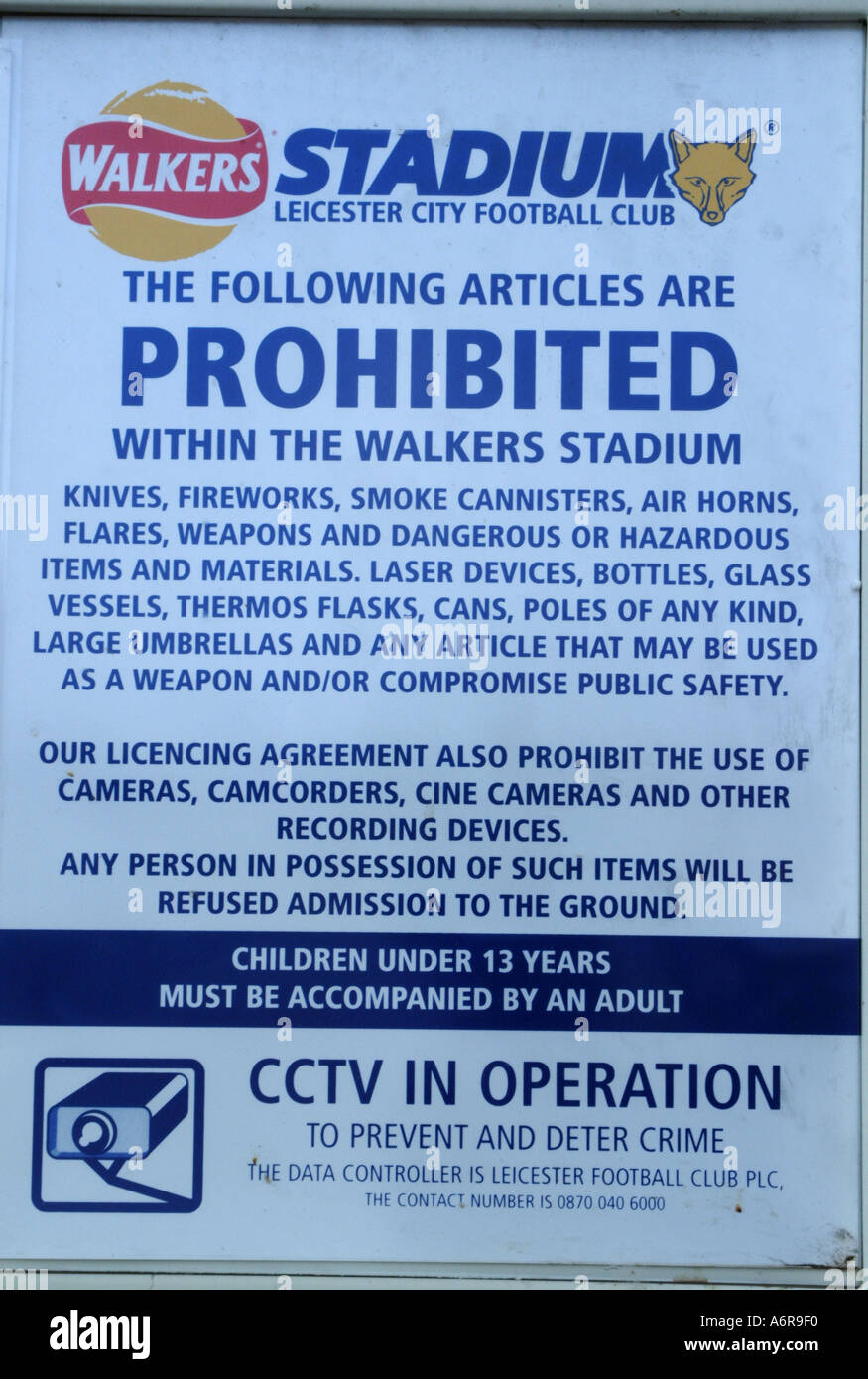 Walkers Stadium Leicester Stock Photo - Alamy