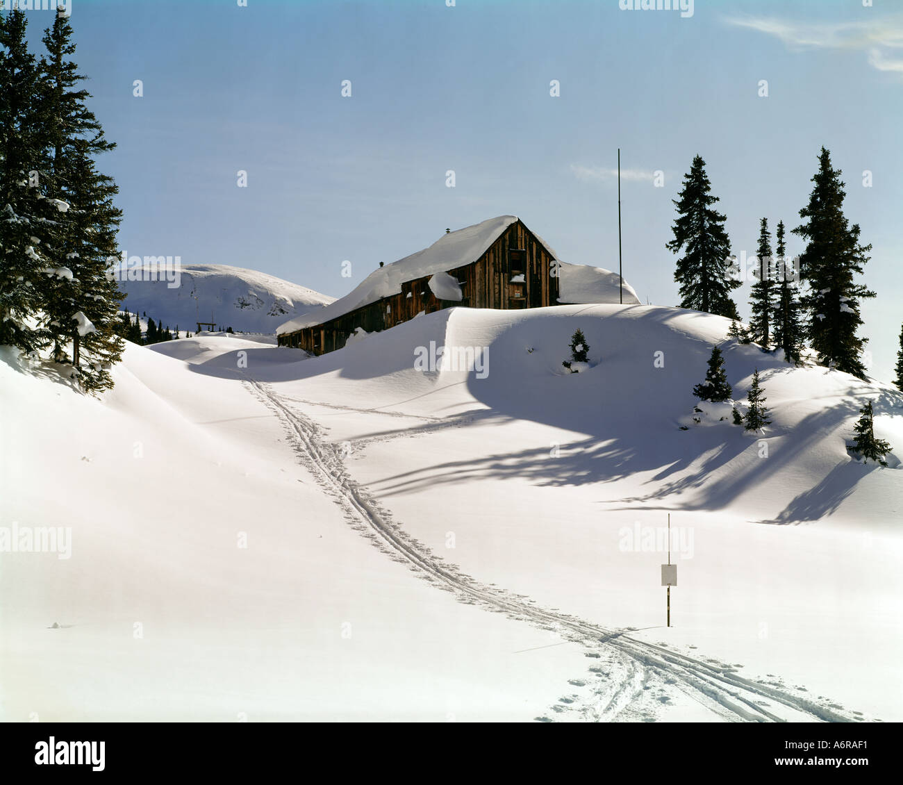 Red Mountain Pass during deep winter in Colorado Stock Photo - Alamy