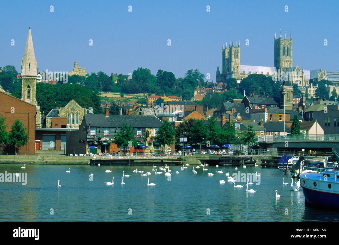Lincoln uk brayford pool waterfront hi-res stock photography and images ...