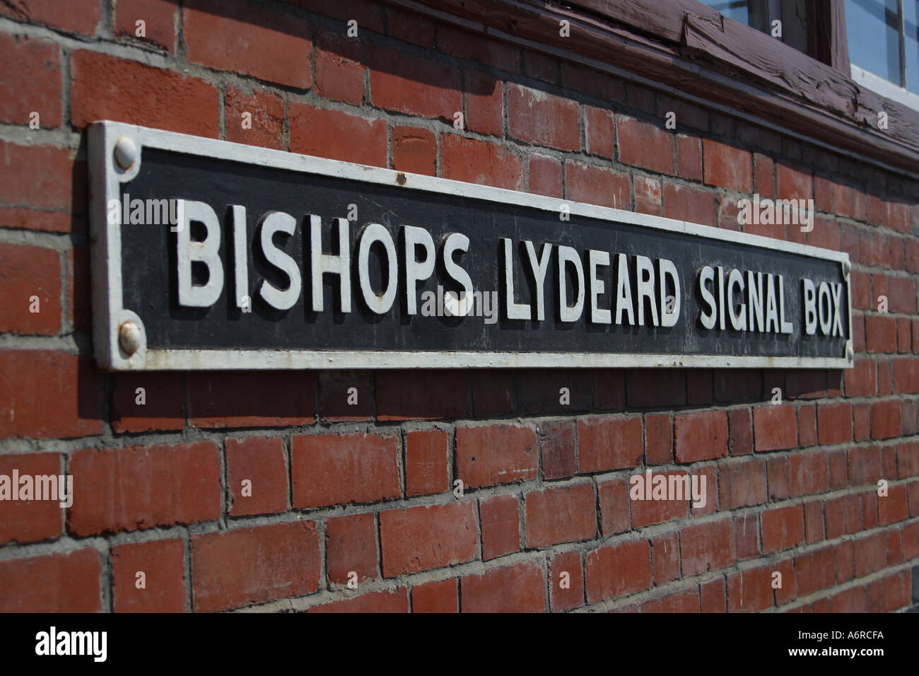 SIGN ON SIGNAL BOX AT BISHOPS LYDEARD STATION WEST SOMERSET RAILWAY ... SIGN ON SIGNAL BOX AT BISHOPS LYDEARD STATION WEST SOMERSET RAILWAY ...