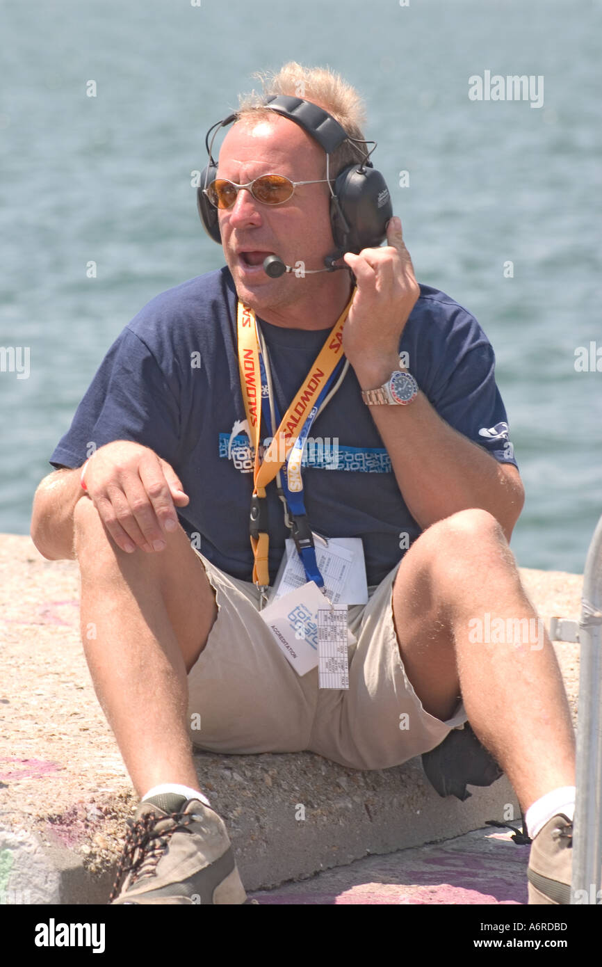Radio sports broadcast hi-res stock photography and images - Alamy