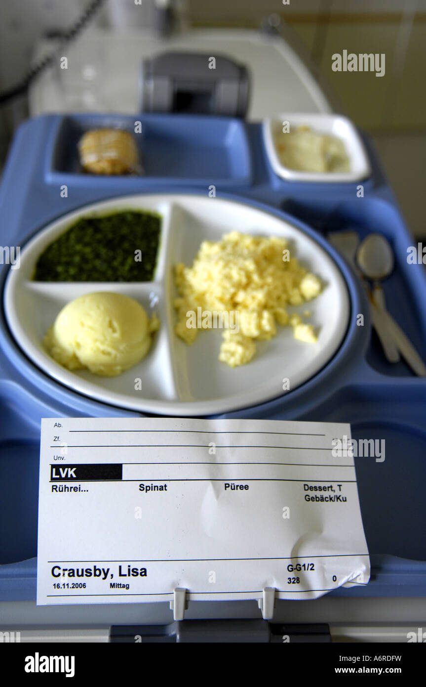 german hospital food Stock Photo - Alamy