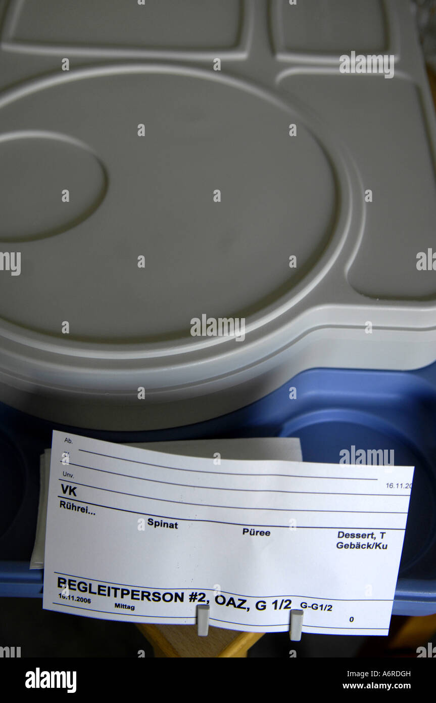 german hospital food Stock Photo - Alamy