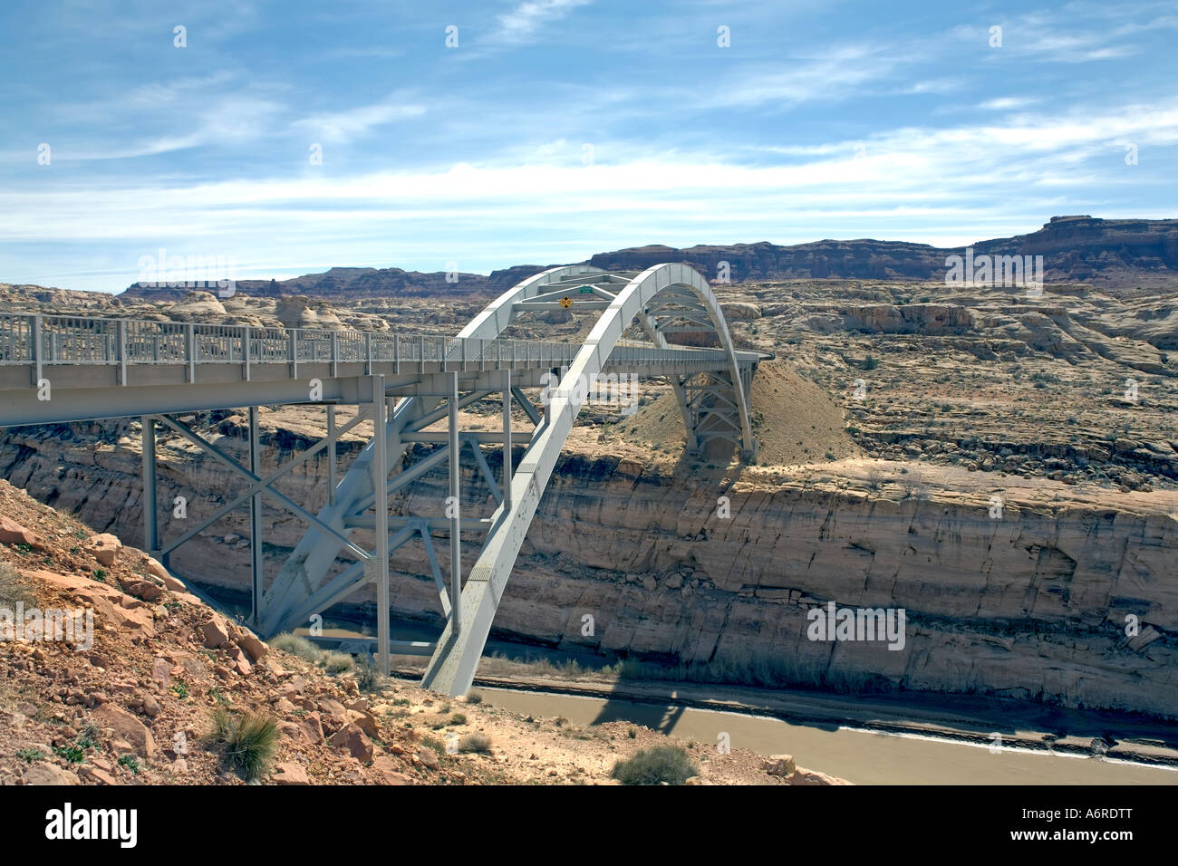 Glen Canyon Hite Bridge Stock Photo - Alamy