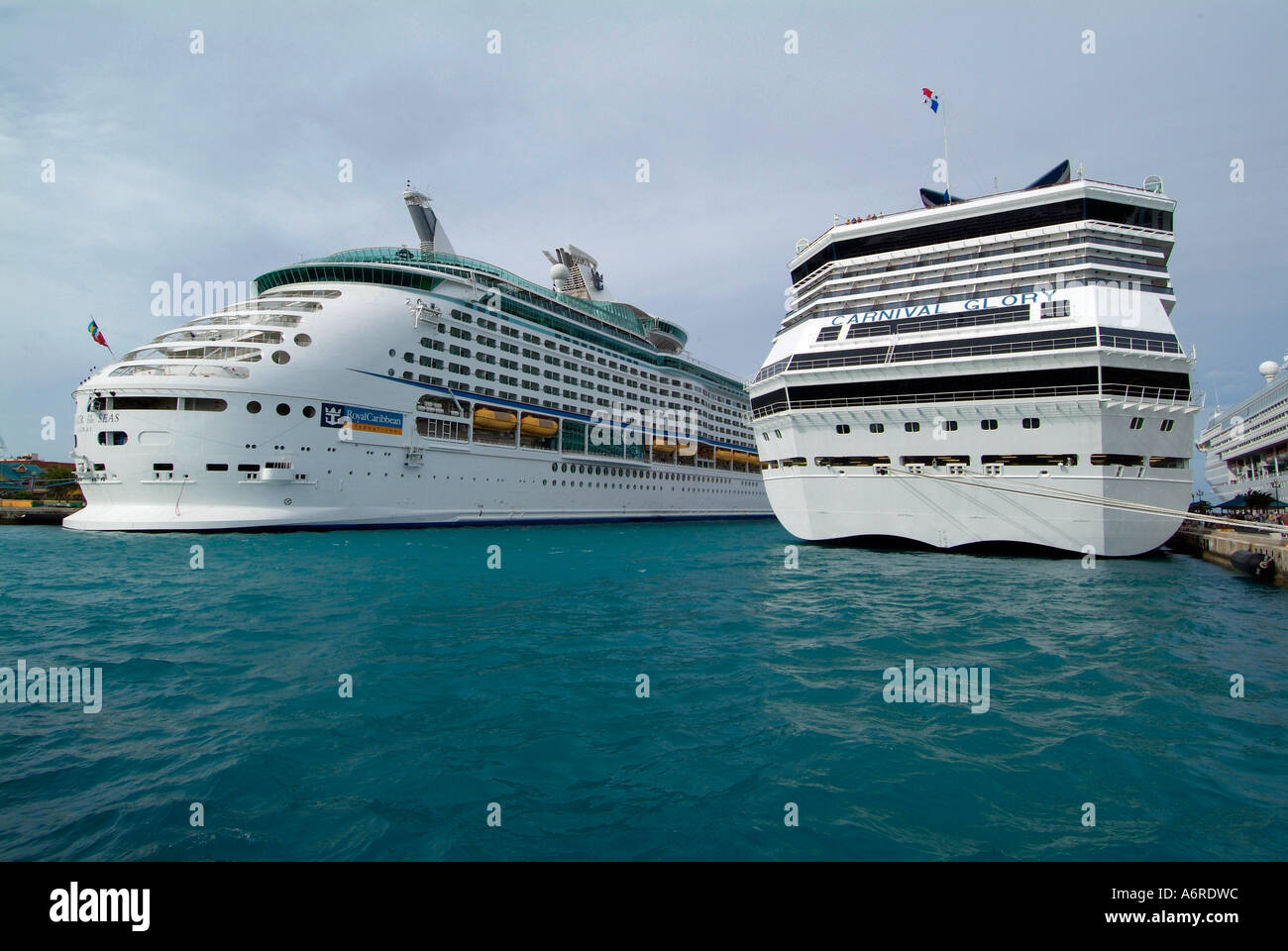 The cruise ship Carnival Fantasy from Port Canaveral Florida FL visits ...