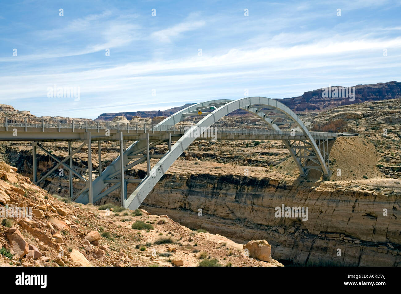 Glen Canyon Hite Bridge Colorado River Stock Photo - Alamy