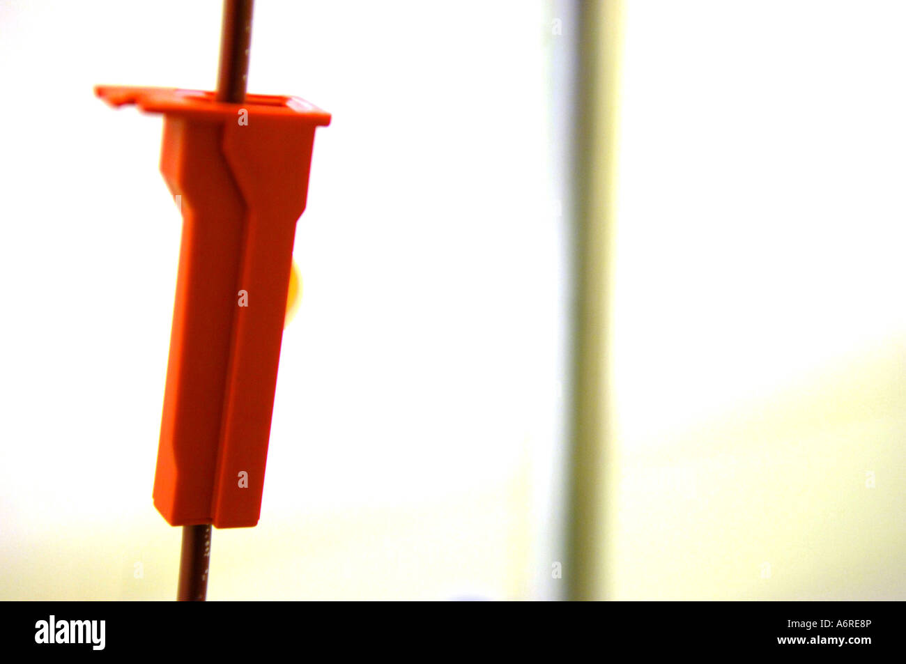 blood transfusion hospital health medical red plastic tube clip Stock ...