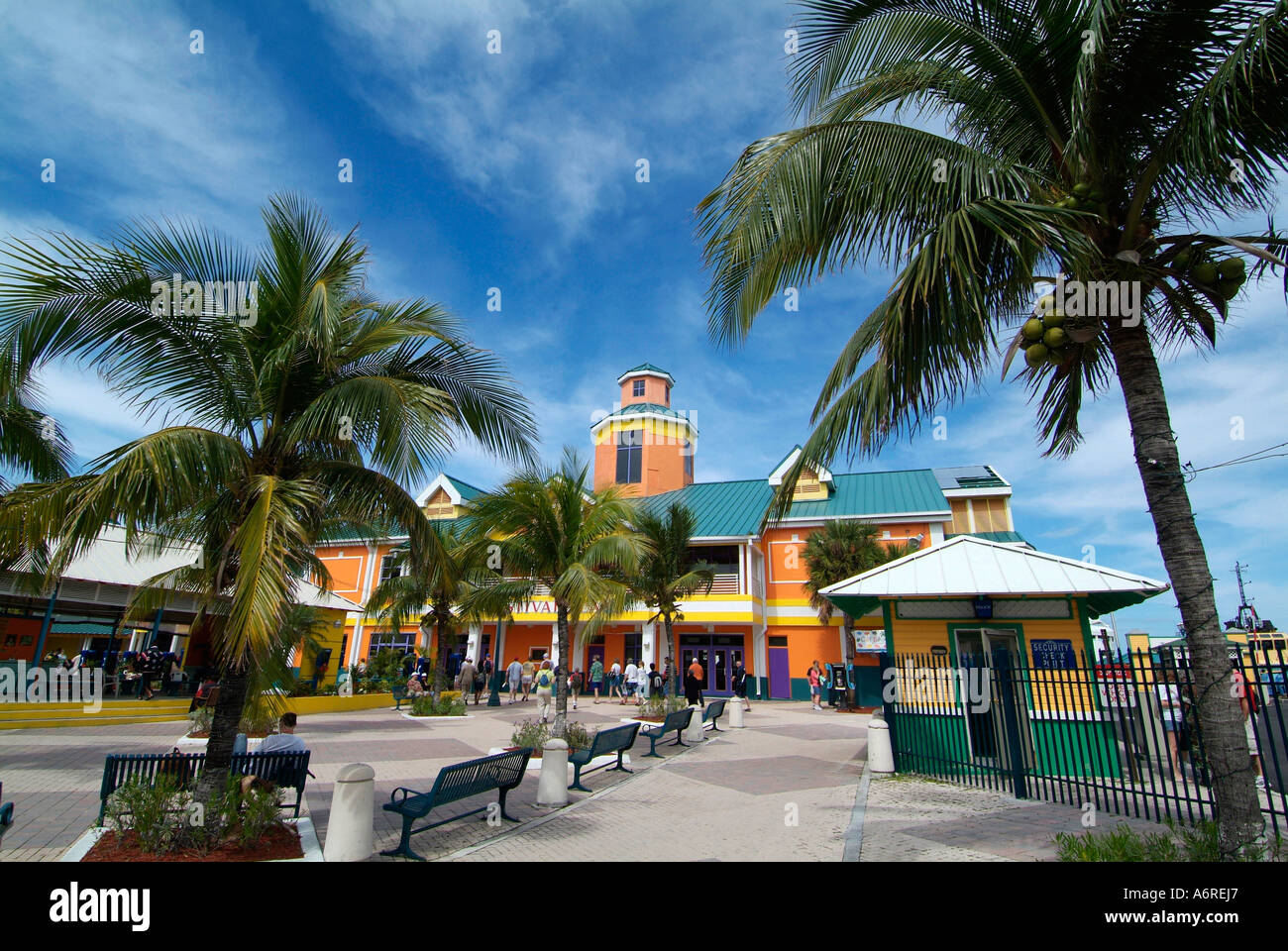 The cruise ship Carnival Fantasy from Port Canaveral Florida FL visits ...