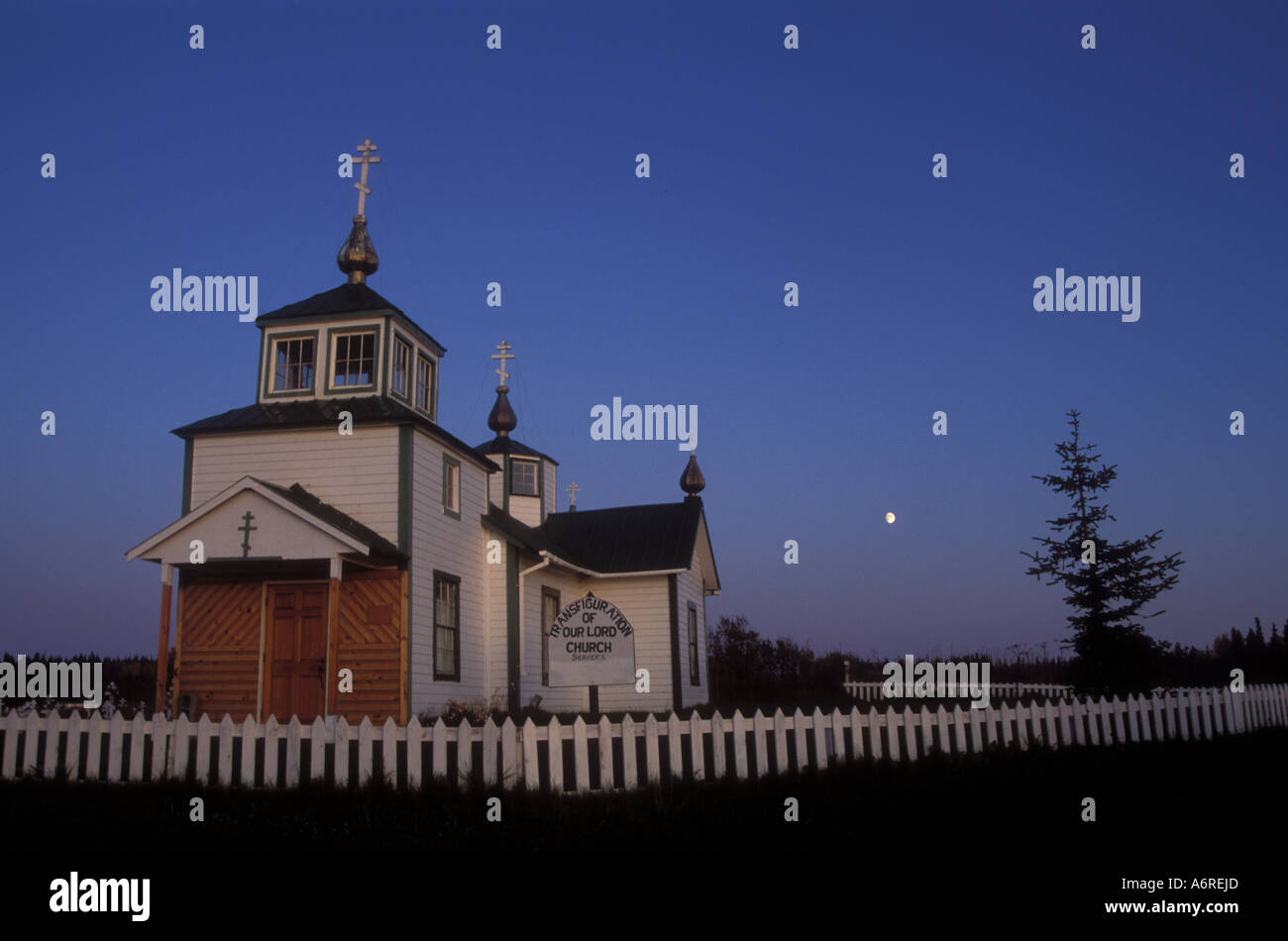 Historic russian orthodox church Transfiguration of our Lord at ...