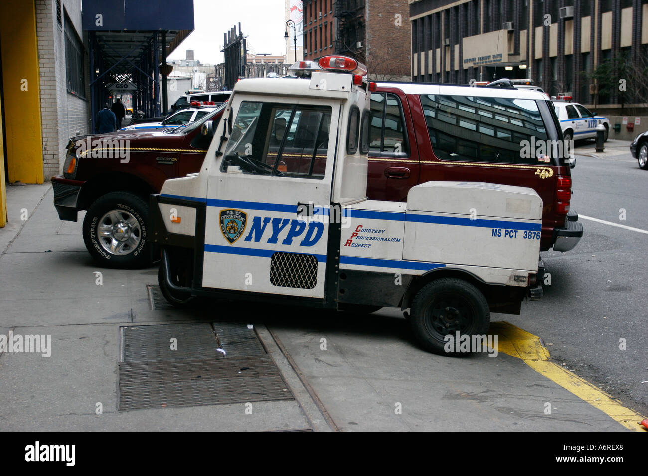 Police van New York City United States of America Stock Photo - Alamy