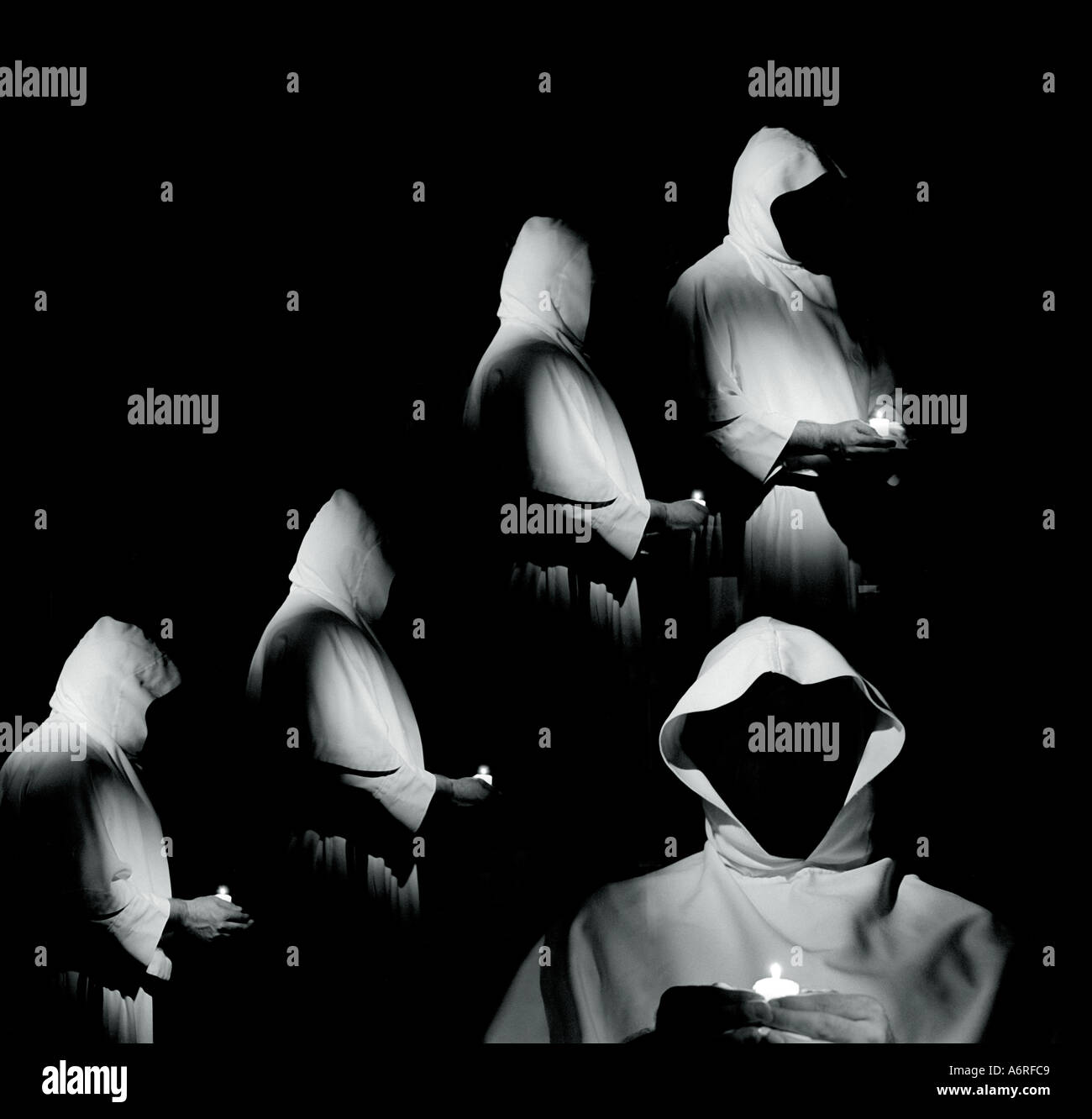 Ghostly monk hi-res stock photography and images - Alamy