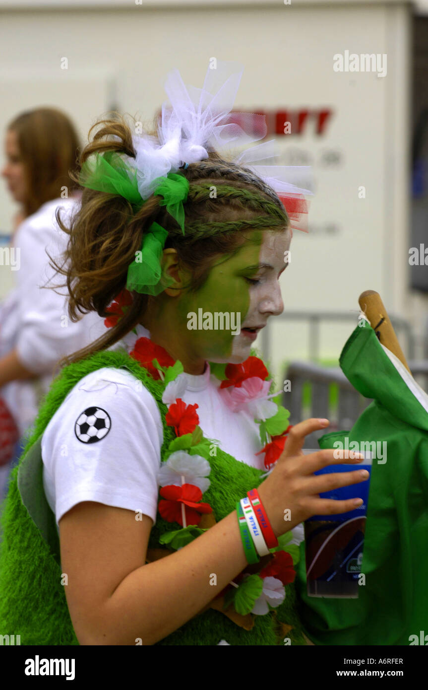 Italian Female Soccer Fans Italian Italy Football Fans World Cup