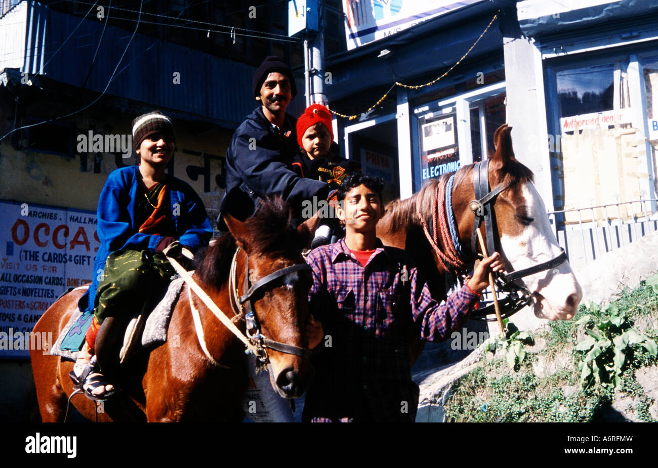 mall scene, naini tal, india Stock Photo - Alamy