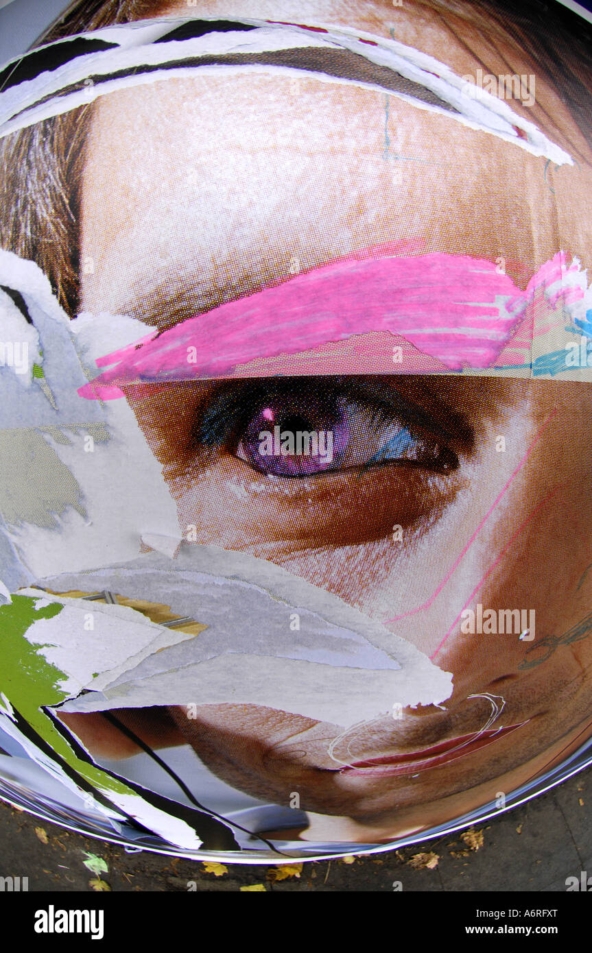 eye face design arty art fisheye lens weird bizarre surreal street ...