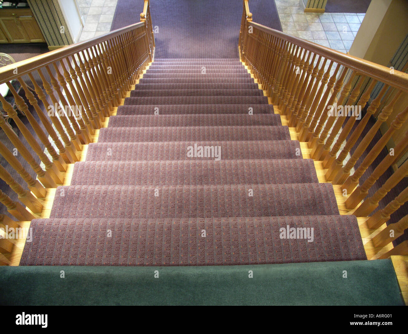 Looking down from top of stairs hi-res stock photography and images - Alamy