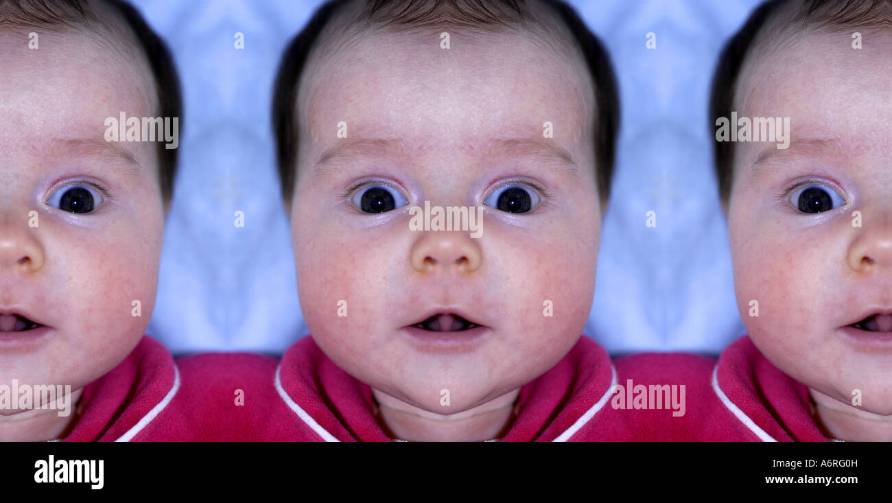 Identical triplets hi-res stock photography and images - Alamy
