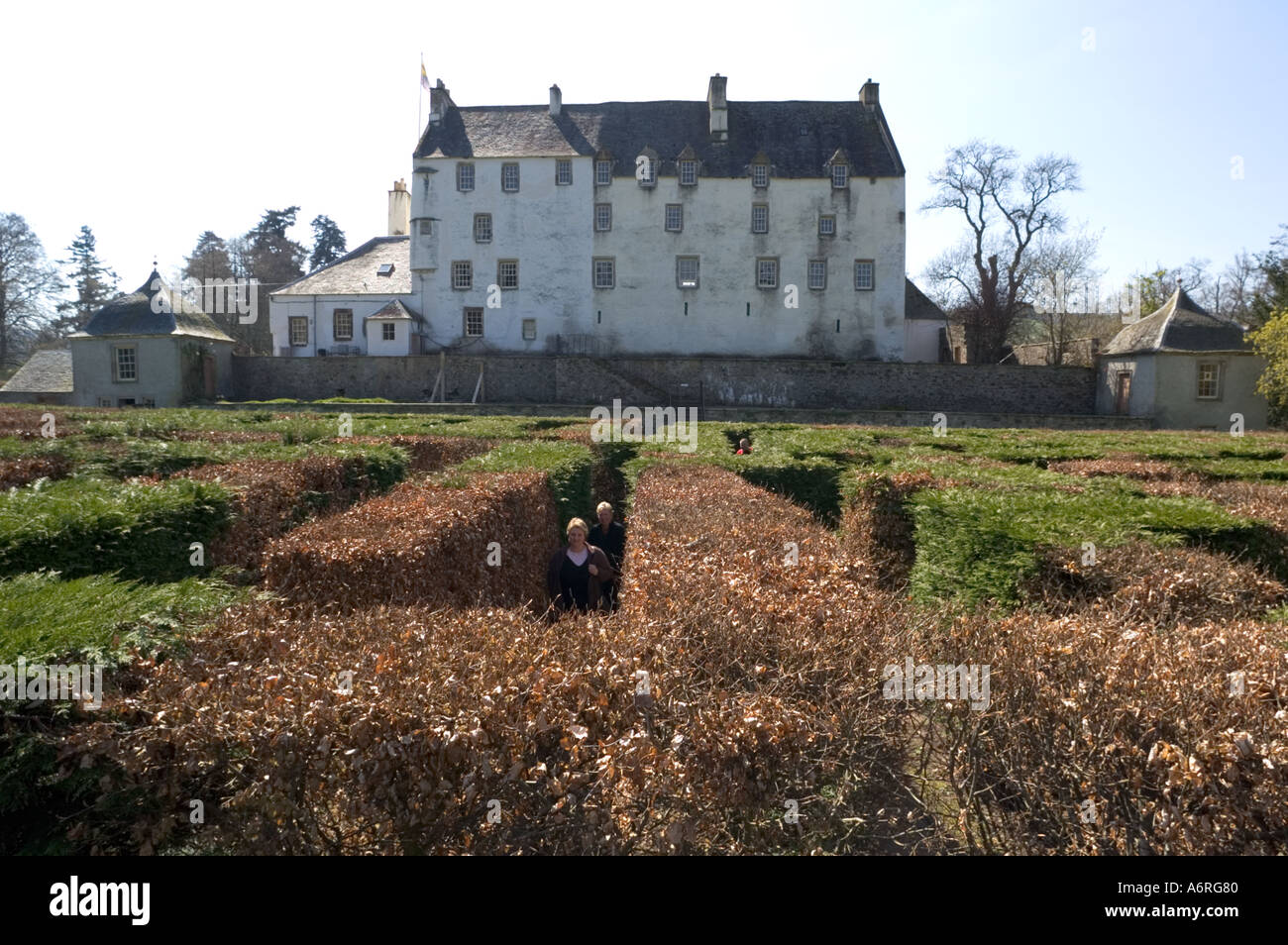 Scottish castle maze hi-res stock photography and images - Alamy