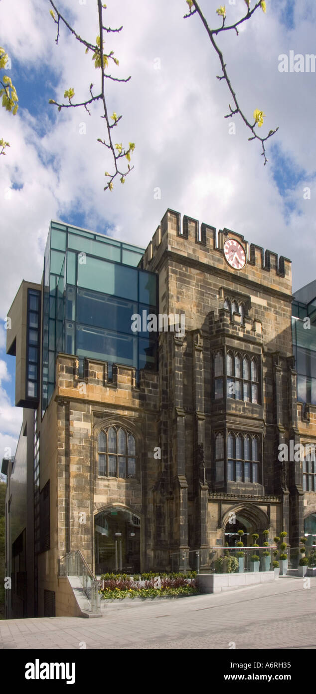 Glasshouse hotel Edinburgh incorporating old church architecture facade ...