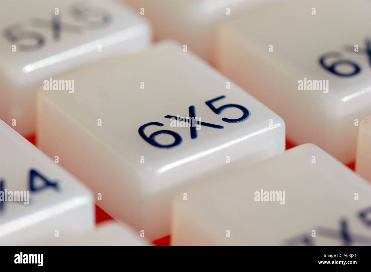 Times Learning Numbers 6 5 five six Stock Photo - Alamy