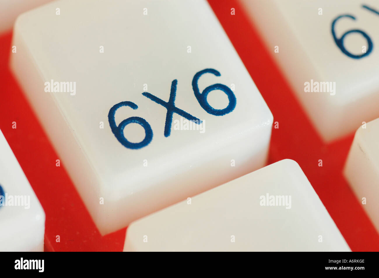 Times Learning Numbers 6 66 six Stock Photo - Alamy