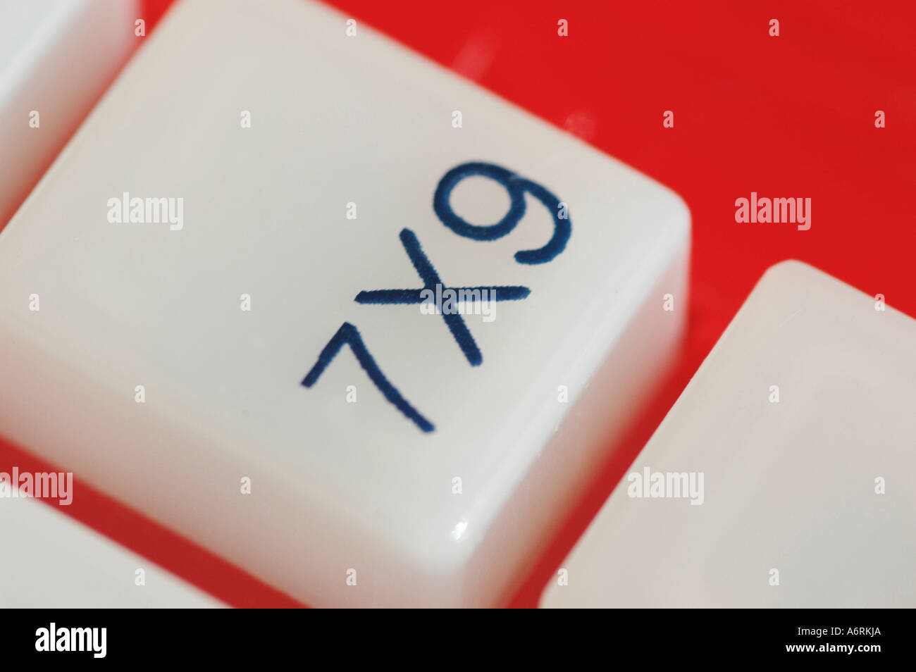 Times Learning Numbers 7 9 Seven Nine Stock Photo - Alamy