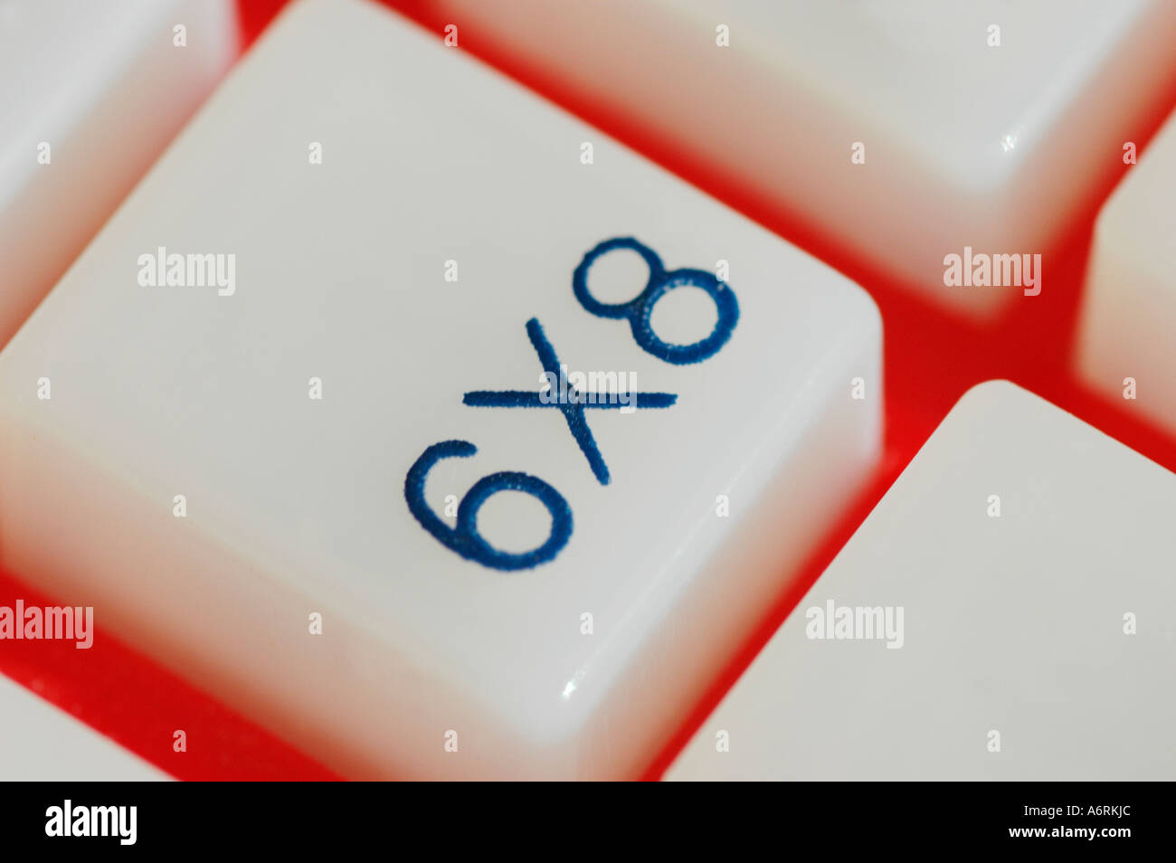 Times Learning Numbers 6 8 Six Eight Stock Photo - Alamy